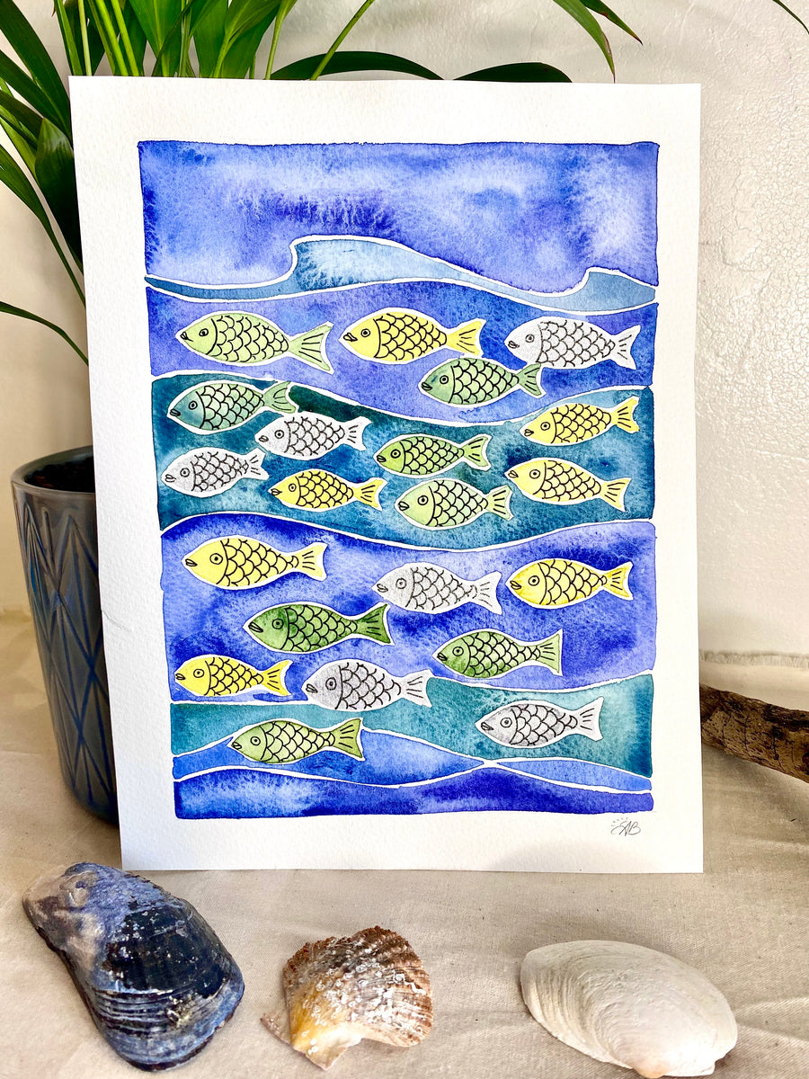 Fish Paintings For Kids