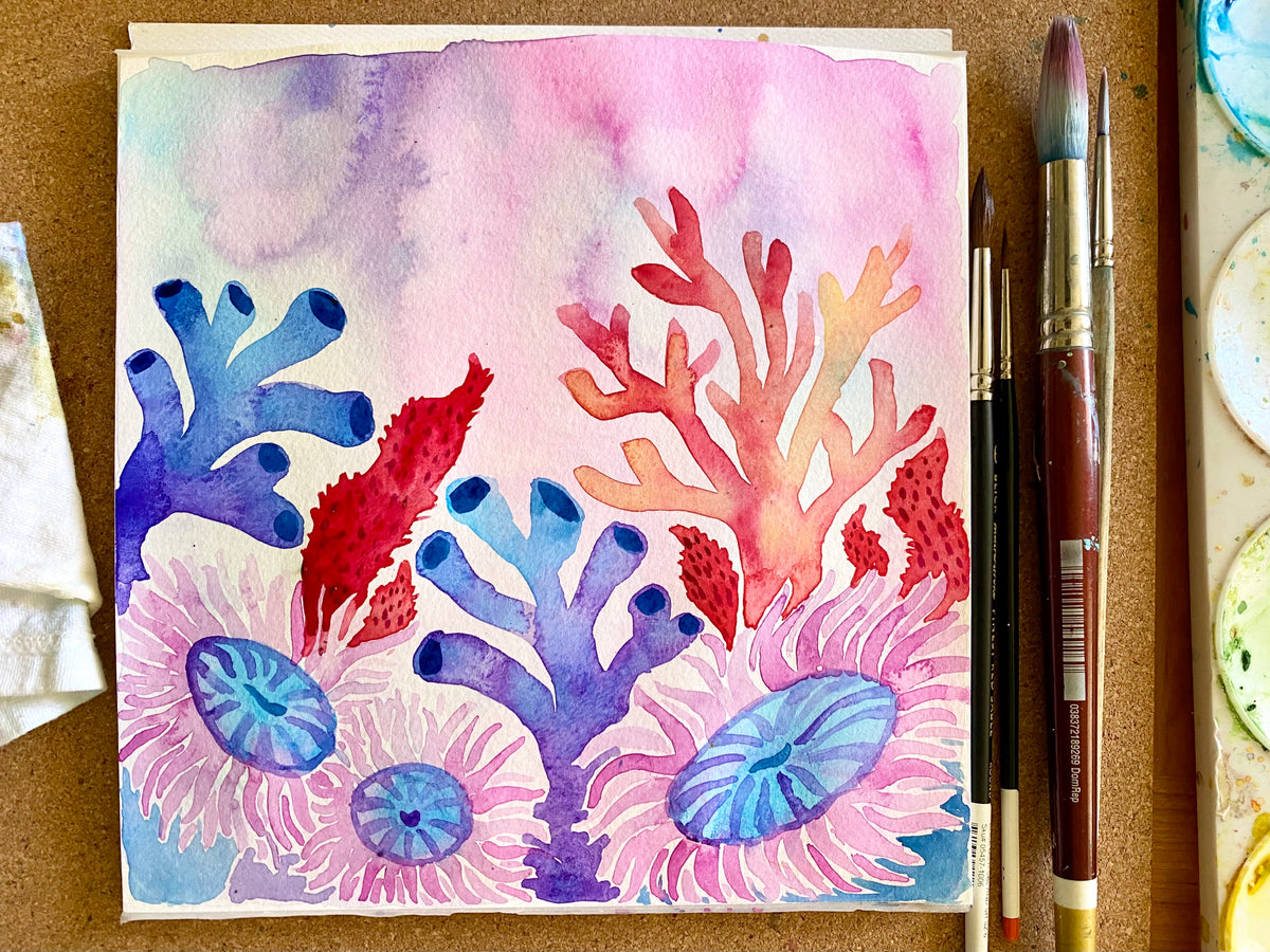 Coral Watercolor